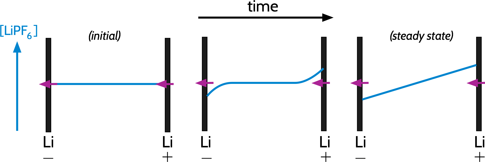 Transference number measurement :: Lithium Inventory